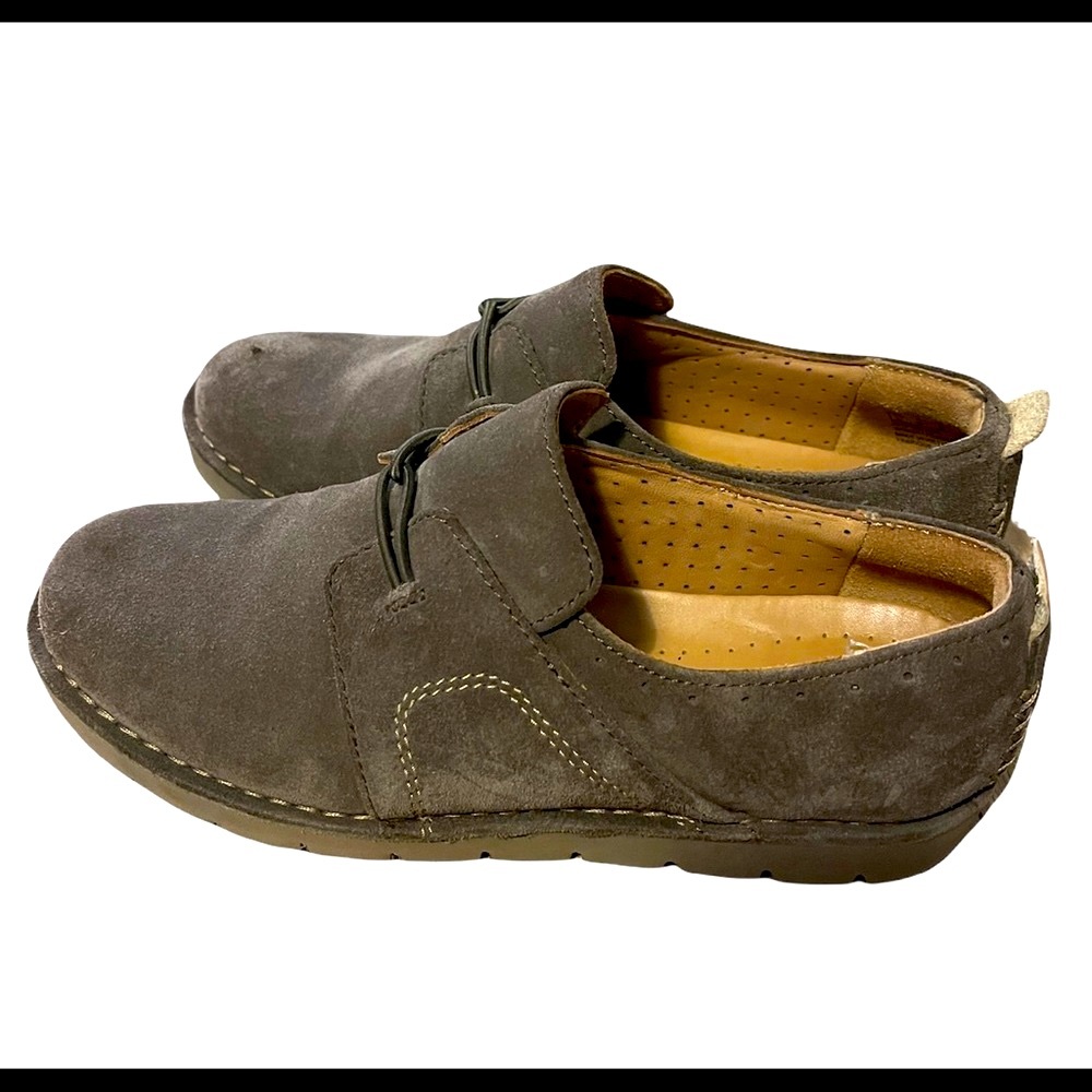 Clarks Artisan Unstructured Suede Loafers Size 6m - Gem